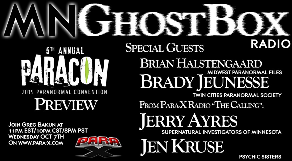Para-X Radio Show Archive – MN GhostBox